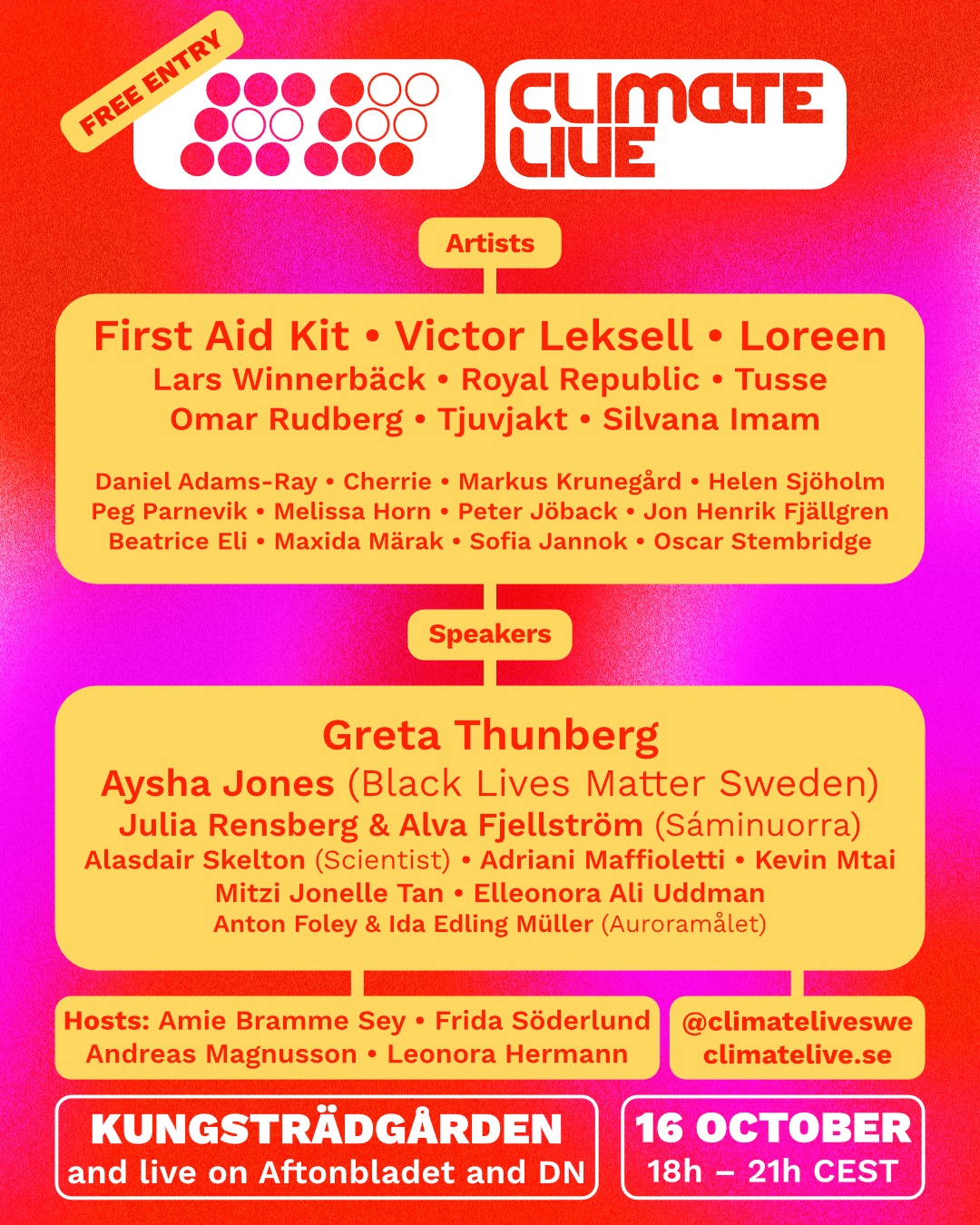 Climate Live 2021 – Wendy schrijft over Zweden